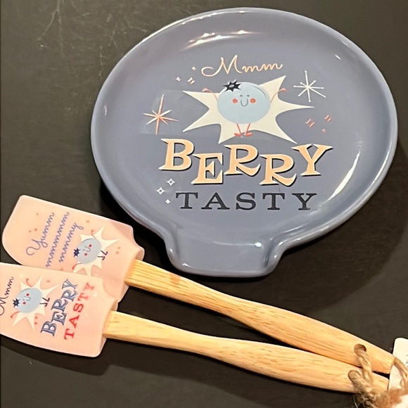Now Designs | Kitchen | Kitschy Cheeky Berry Tasty Spoon Rest Mini ...